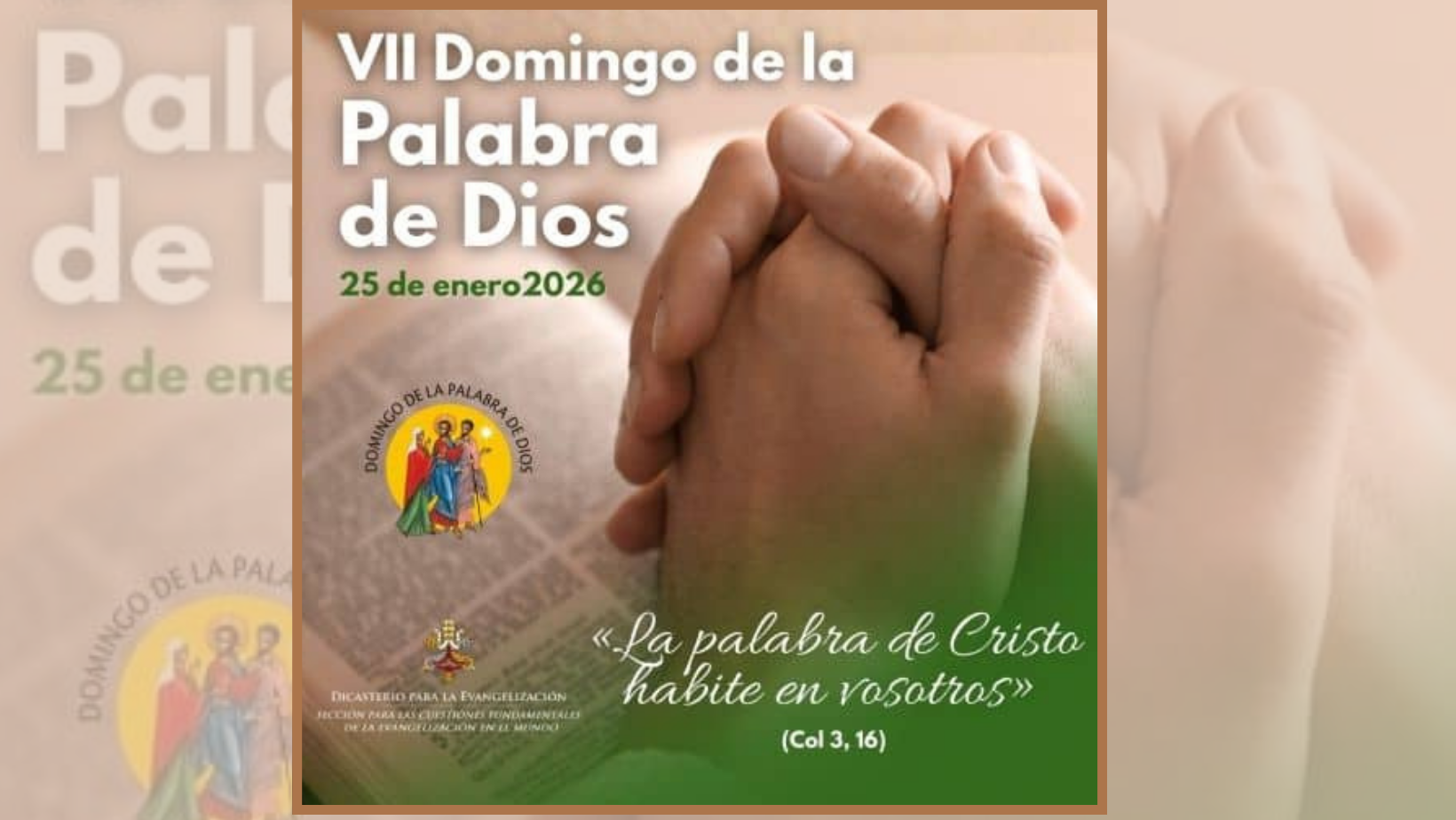 La Palabra de Dios, llamada a habitar en la vida cotidiana de los ...