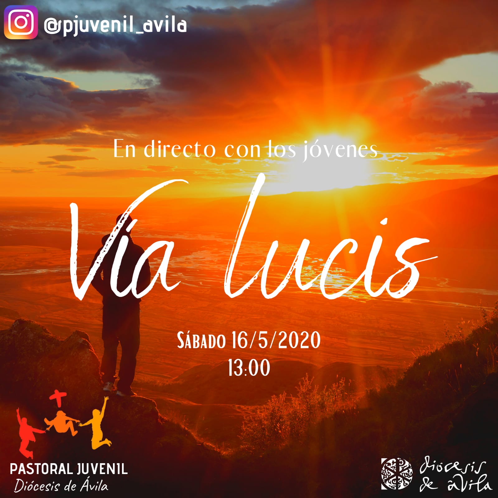 Los jóvenes de Ávila nos invitan al rezo del Vía Lucis - Diócesis de Ávila